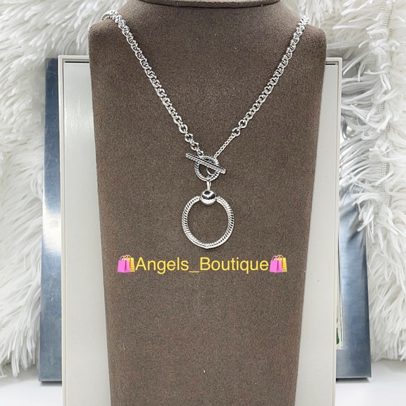 Pandora | Jewelry | New Pandora Moments O Pendant Tbar Necklace | Poshmark